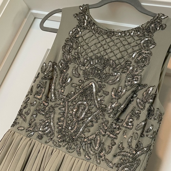 ASOS | Dresses | Maya Deluxe Asos Beaded And Pleated Bridesmaid Dress ...